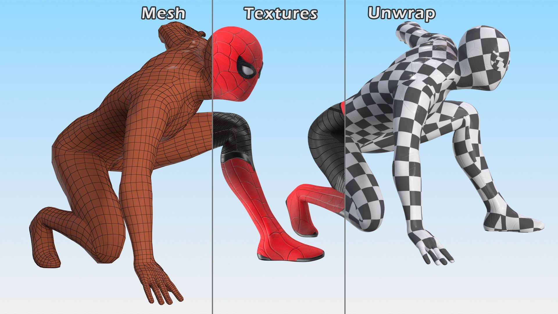 3D Spider Man Ready Pose - TurboSquid 1792758