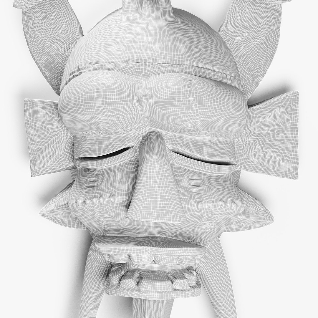 3D African Tribal Mask - TurboSquid 2183409
