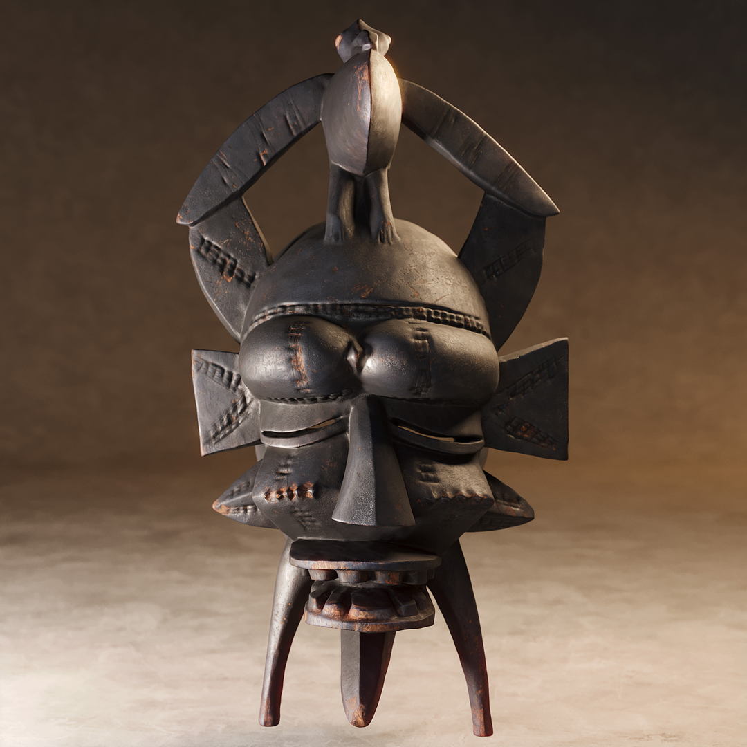 3D African Tribal Mask - TurboSquid 2183409