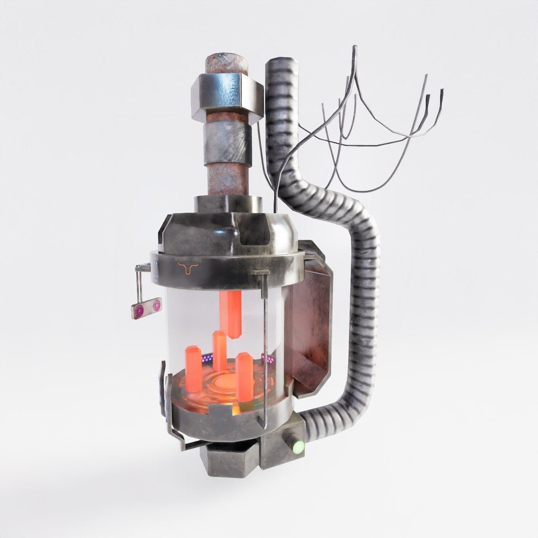 Lampara Cyberpunk model - TurboSquid 2133322