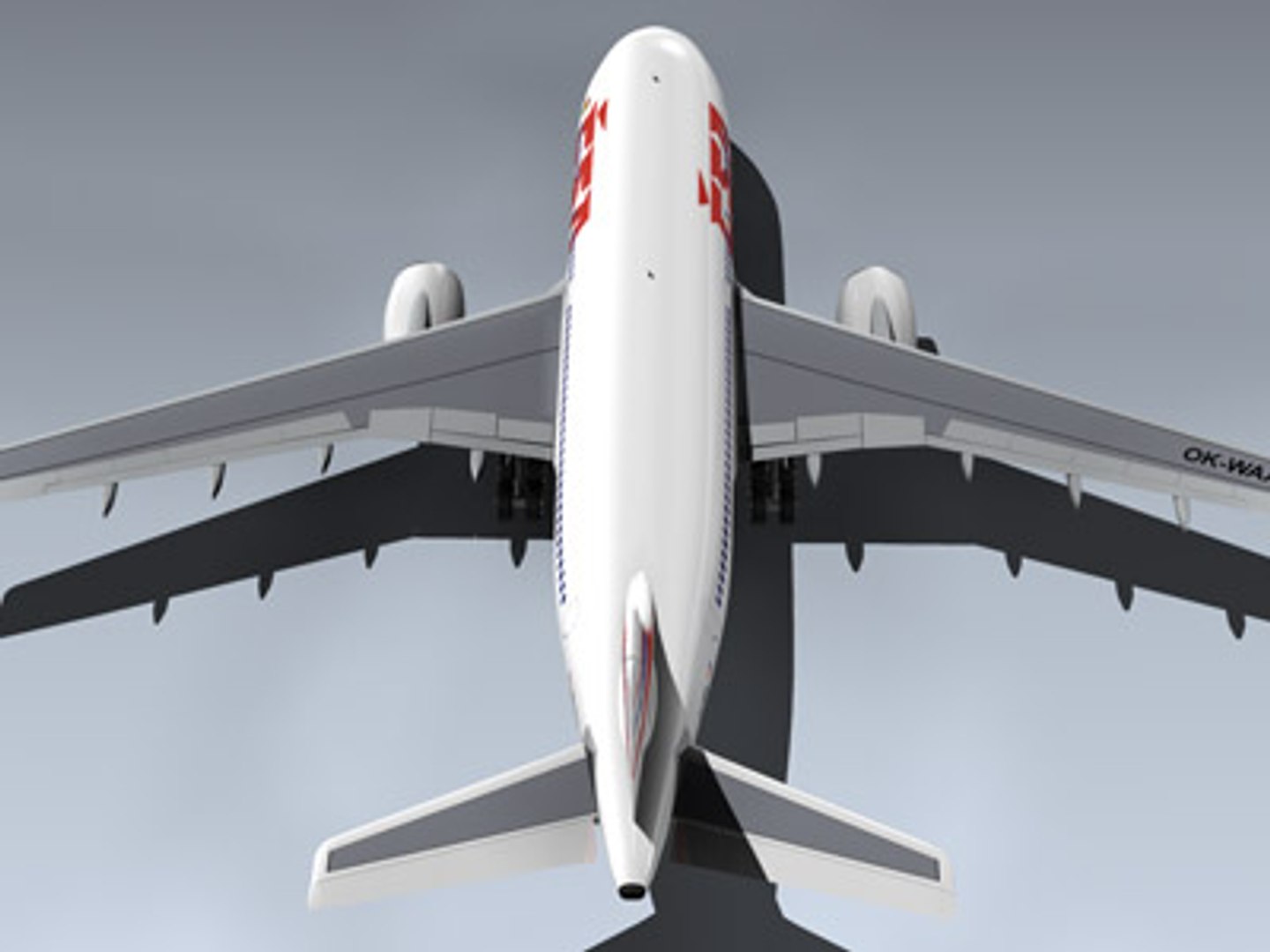 Airbus A310-300 Jet Airlines 3d Model