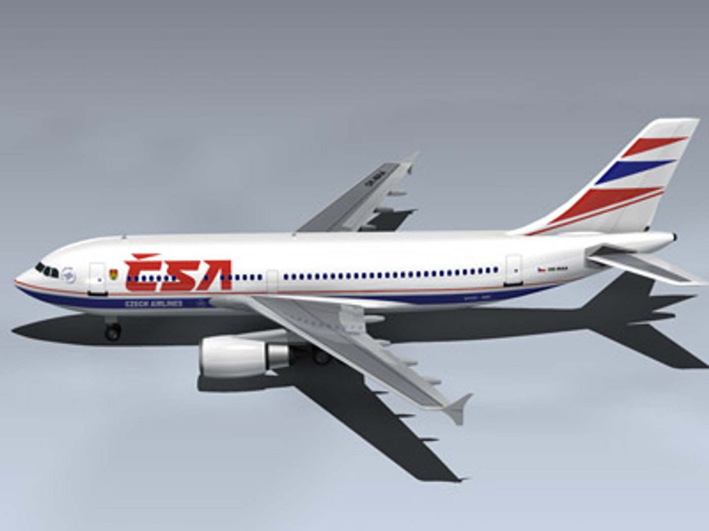 Airbus A310-300 Jet Airlines 3d Model