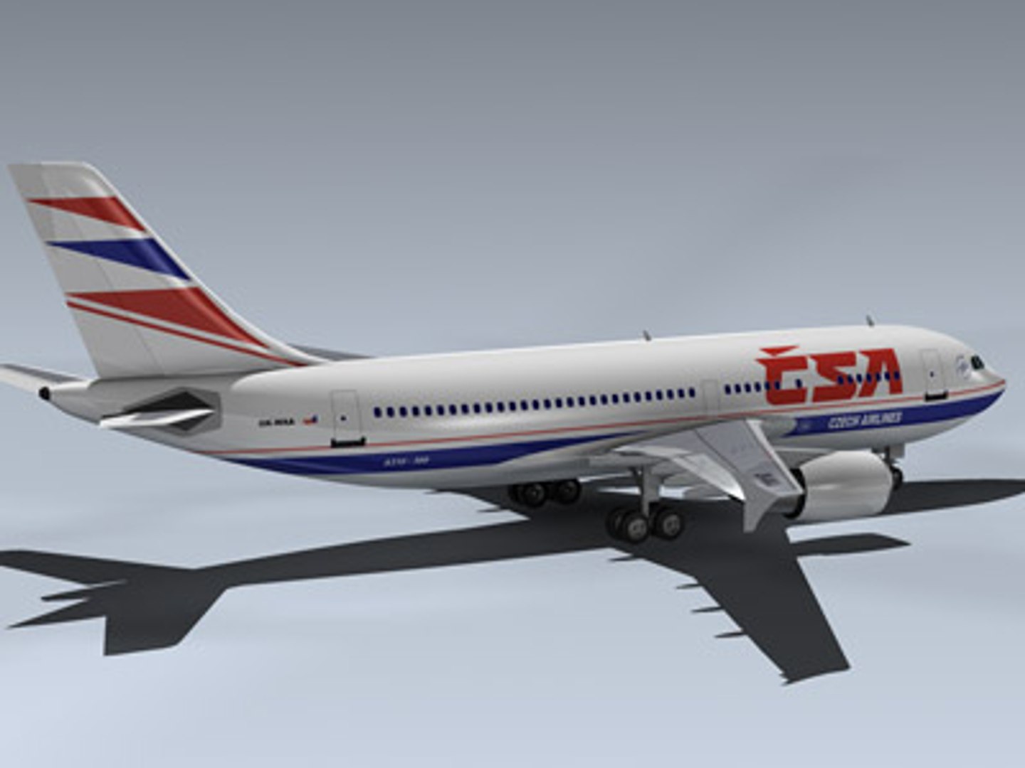 Airbus A310-300 Jet Airlines 3d Model
