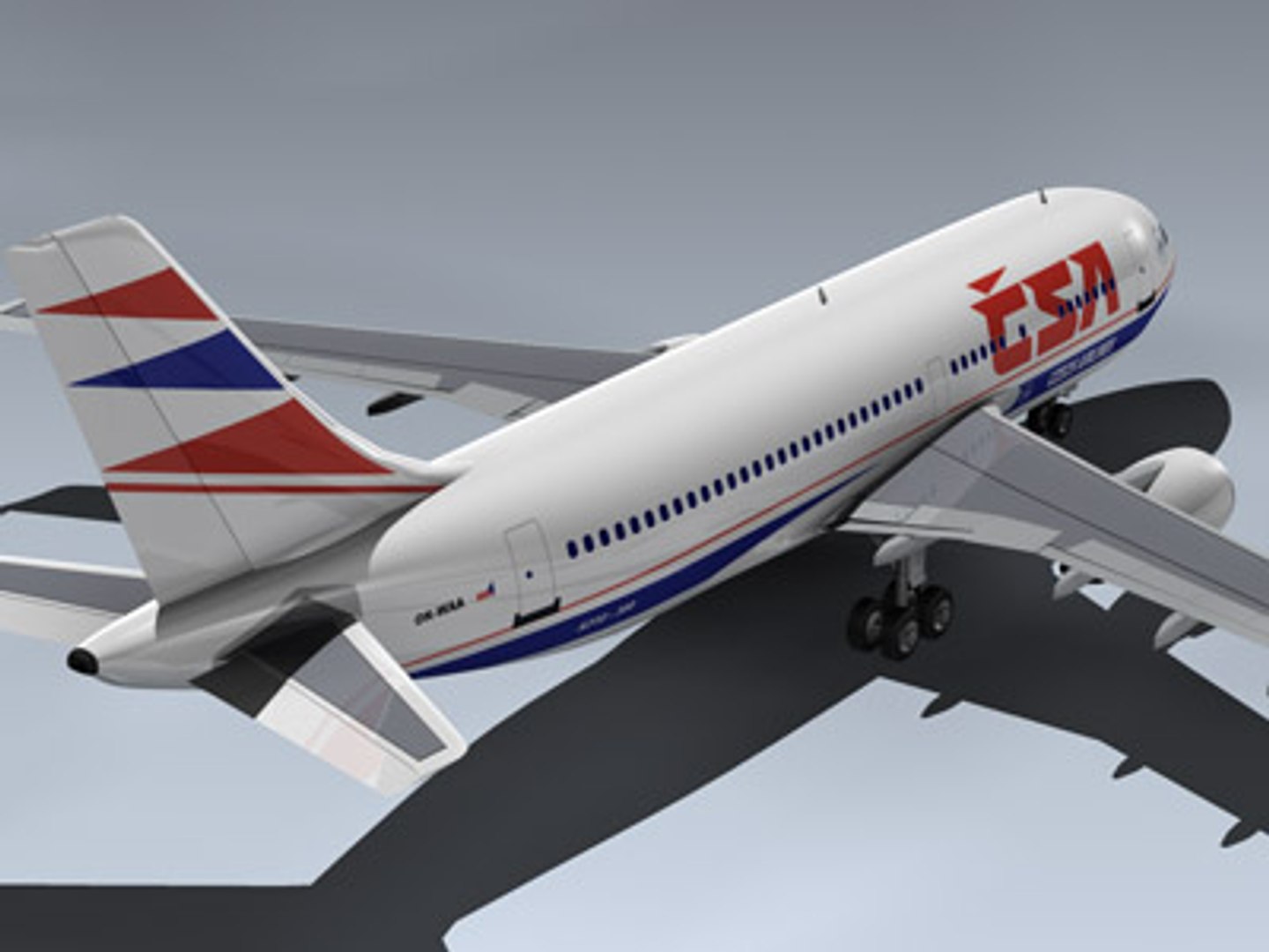 Airbus A310-300 Jet Airlines 3d Model