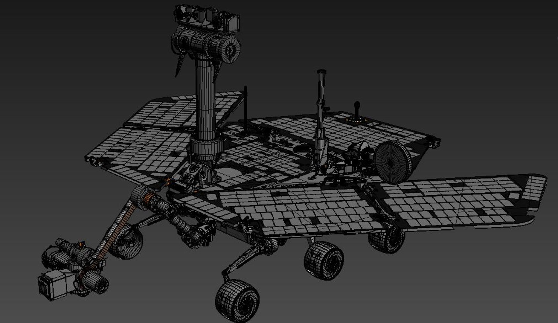 3d Model Mars Opportunity Rover