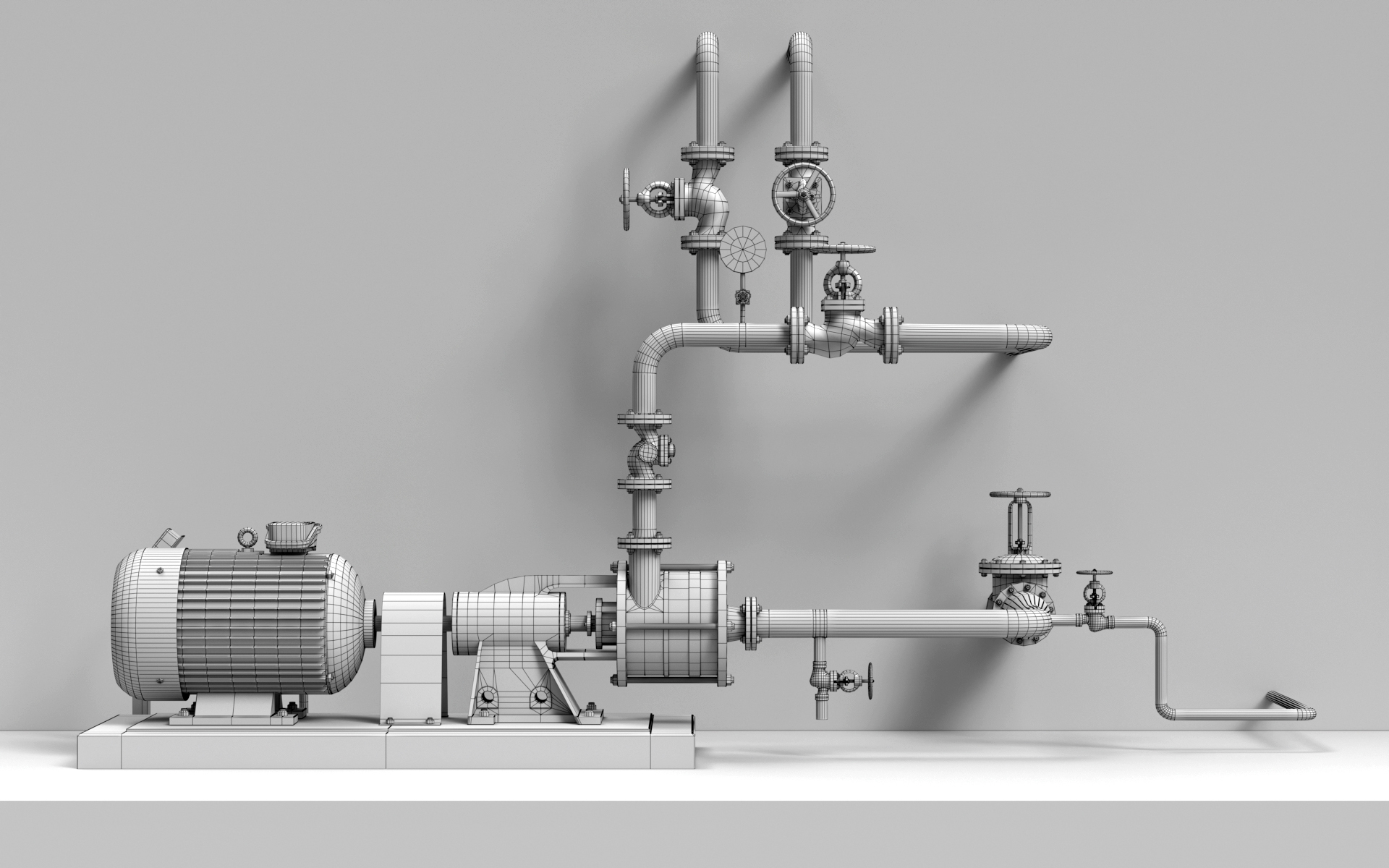 3D industry pumping model - TurboSquid 1684784