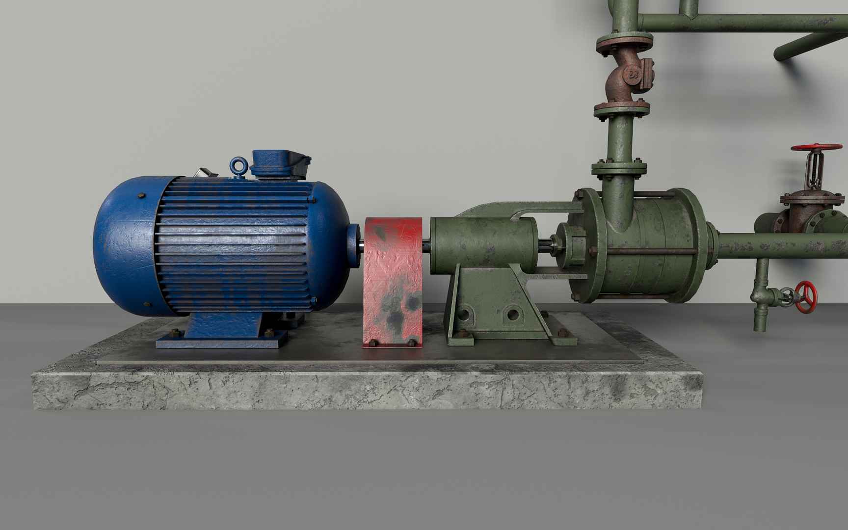 3D industry pumping model - TurboSquid 1684784