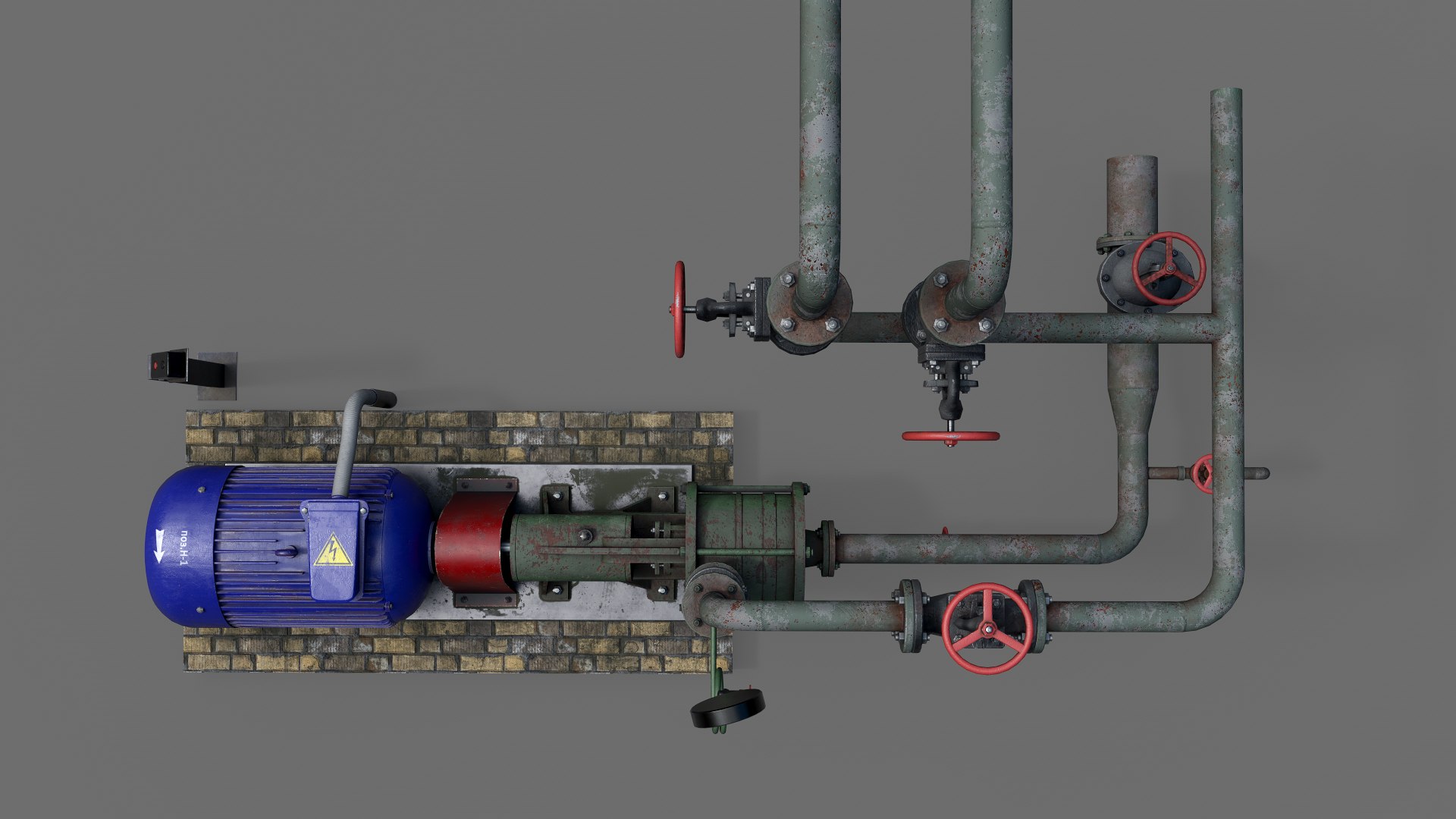 3D Industry Pumping Model - TurboSquid 1684784