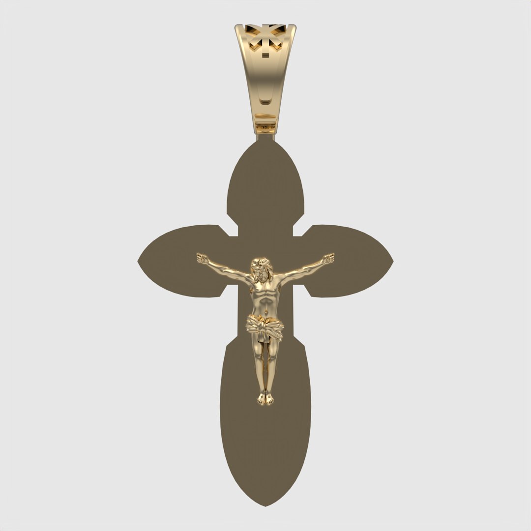 3D Model Timeless Devotion Cross Pendant JDBCo - TurboSquid 2342833