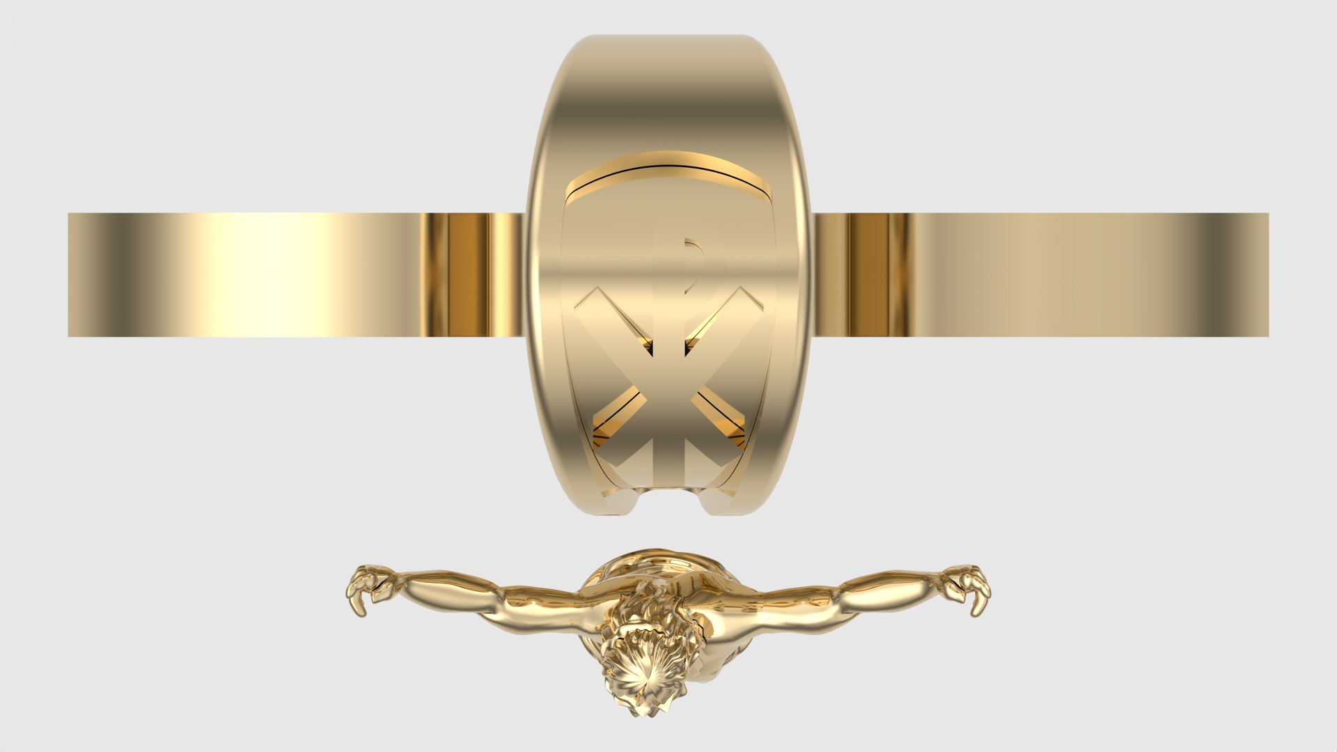 3D Model Timeless Devotion Cross Pendant JDBCo - TurboSquid 2342833