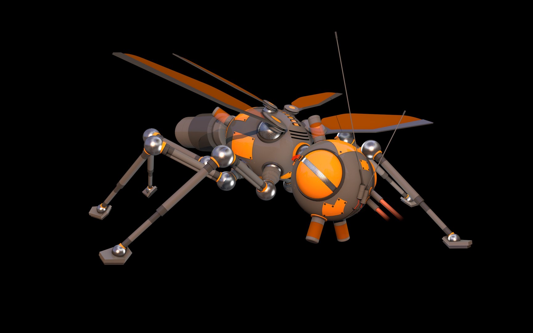 3d Model Bug Robotic