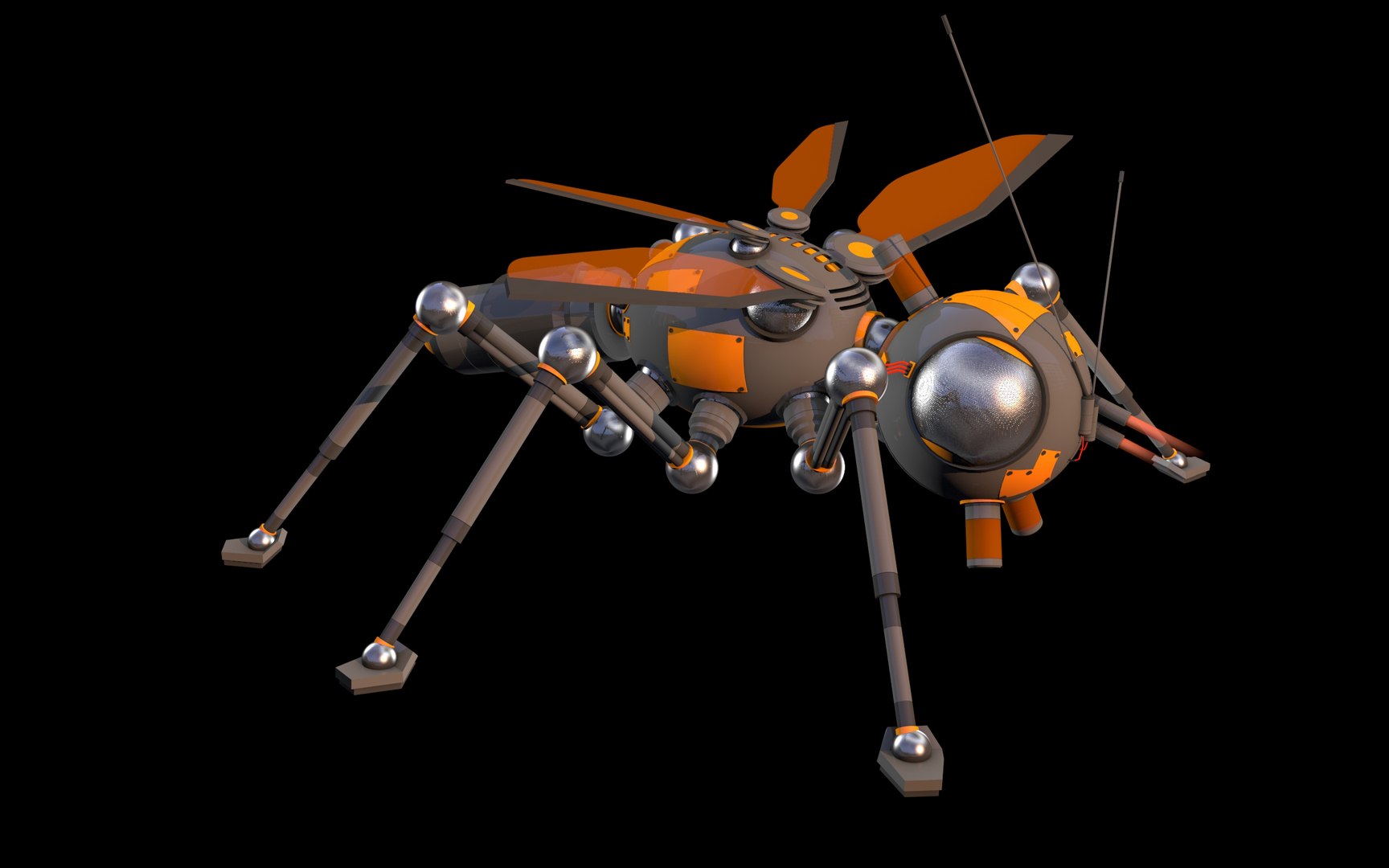 3d Model Bug Robotic