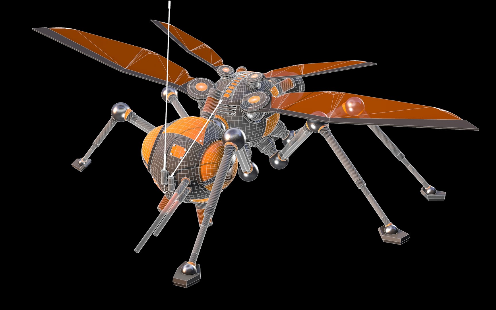 3d Model Bug Robotic