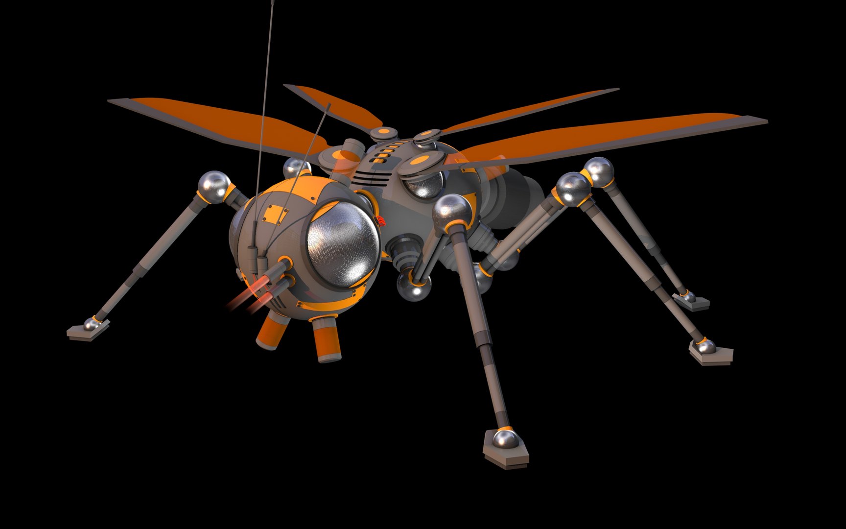 3d Model Bug Robotic