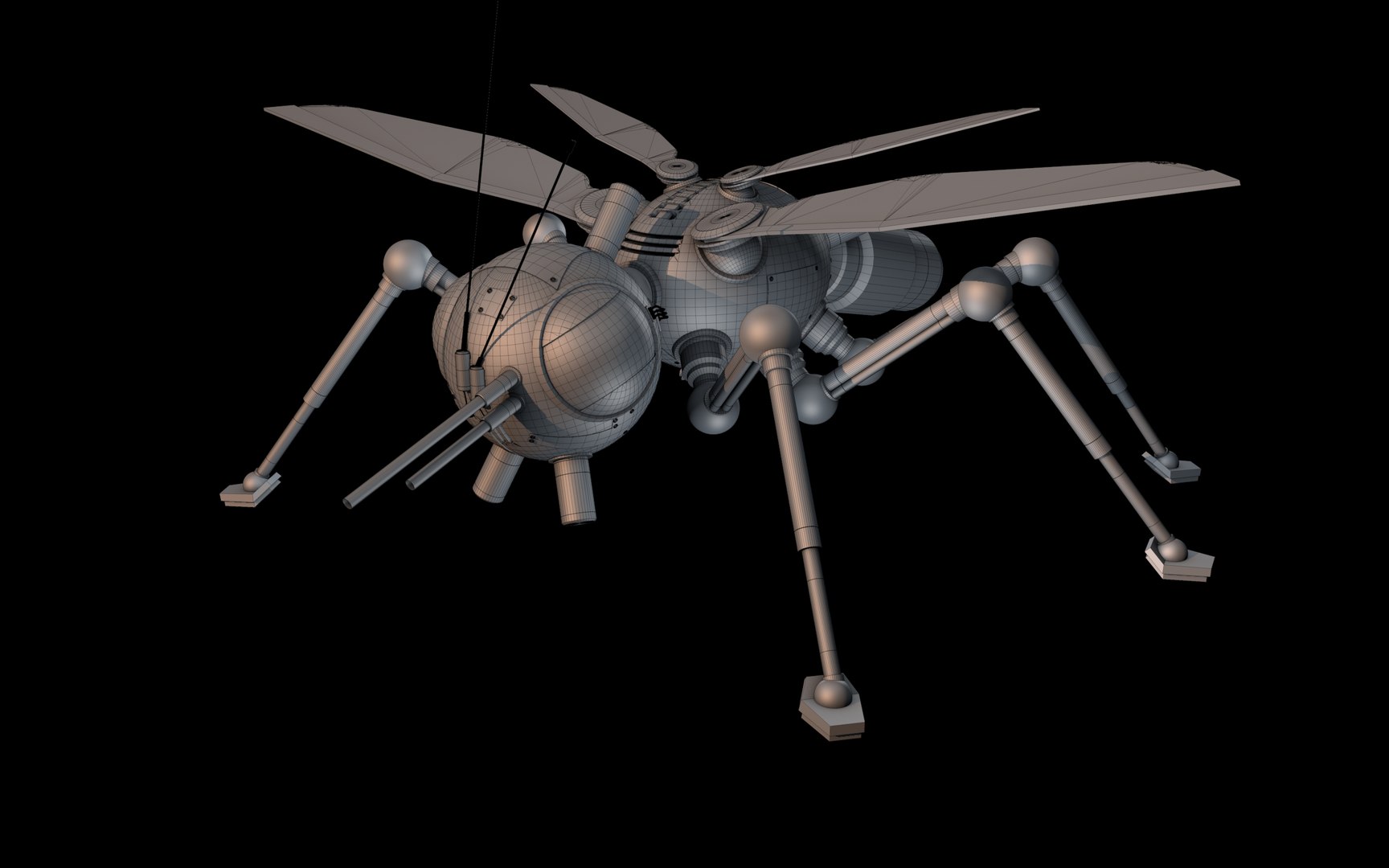 3d Model Bug Robotic