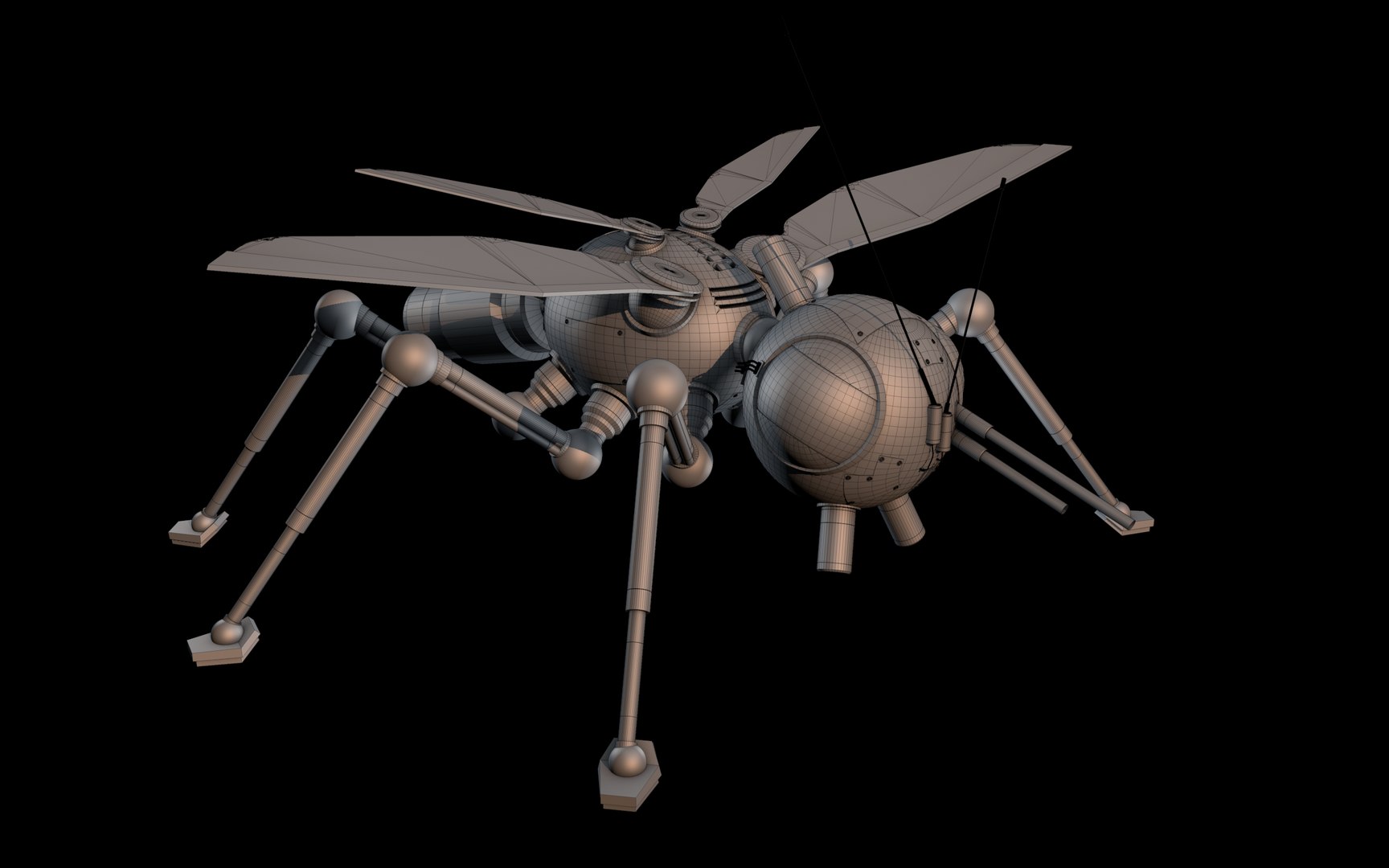 3d Model Bug Robotic