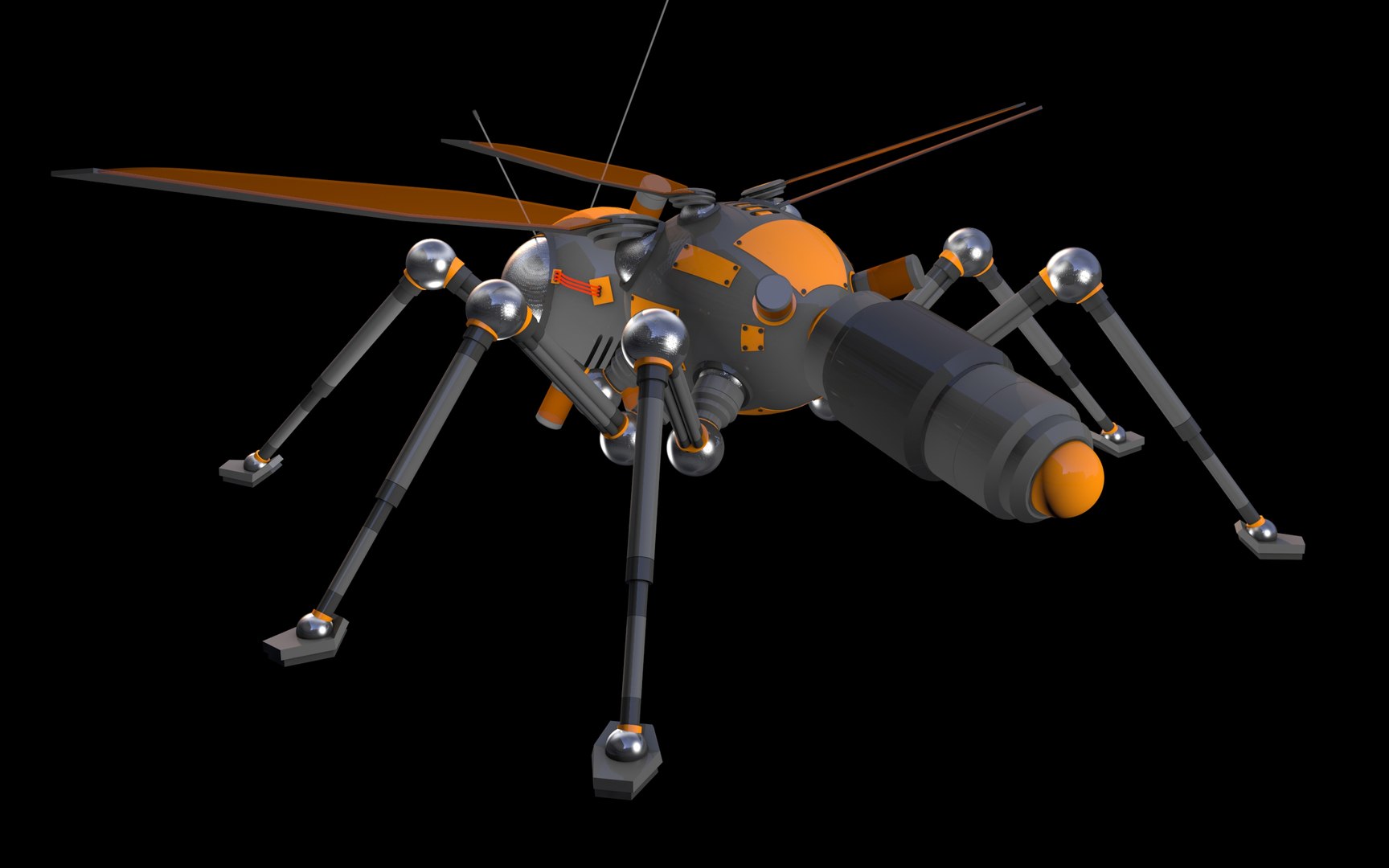 3d Model Bug Robotic