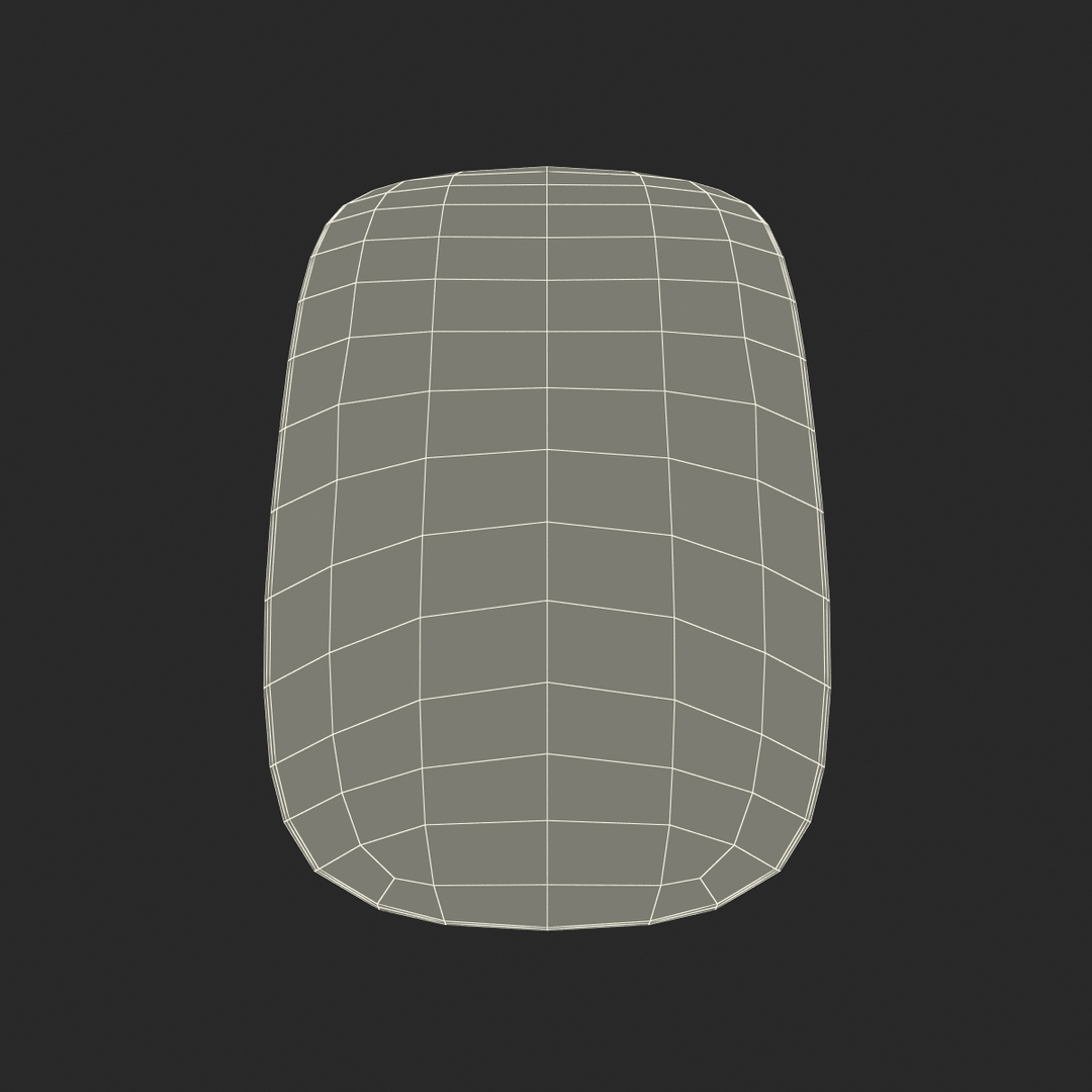 3d model of apple magic mouse modeled