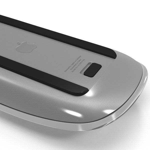 3d model of apple magic mouse modeled