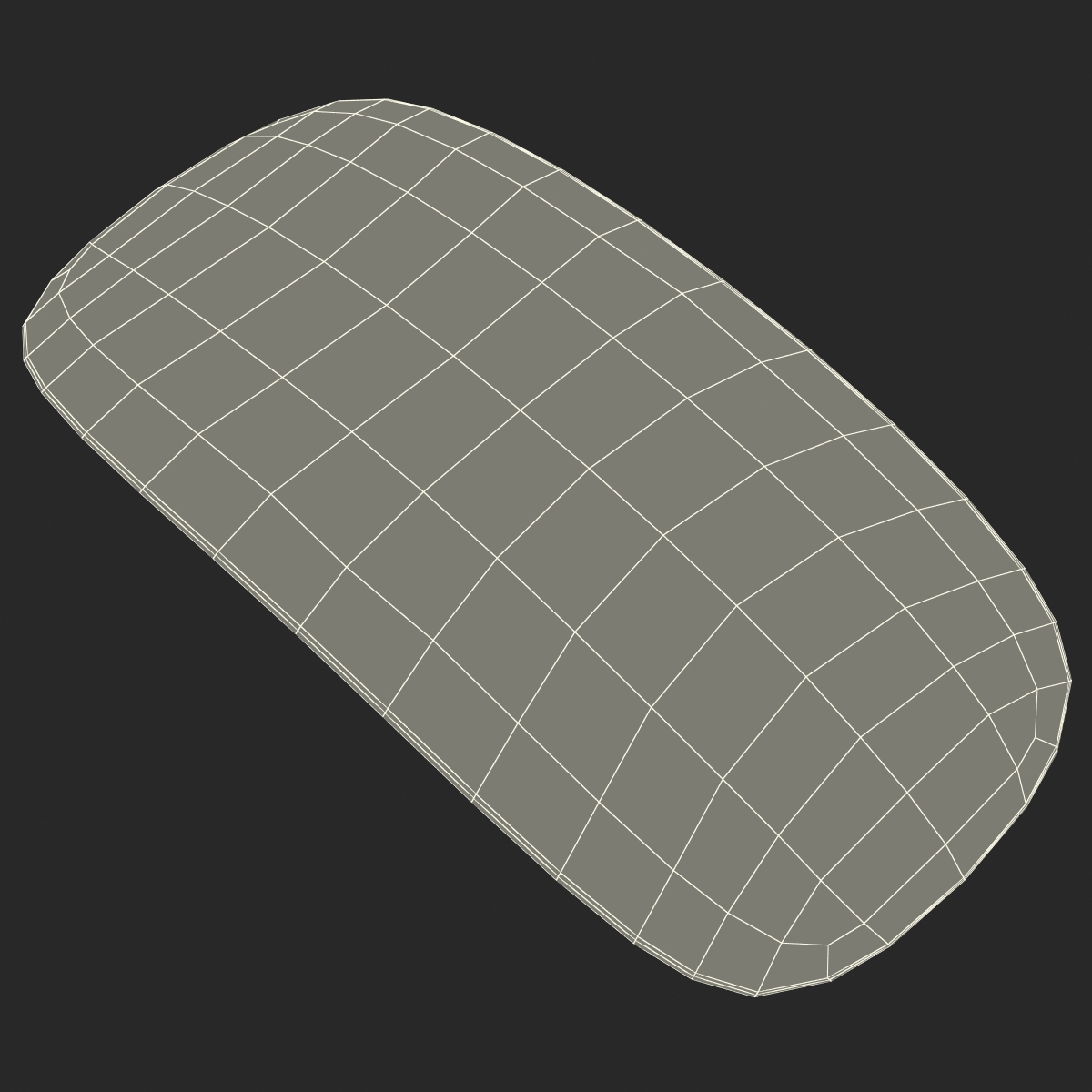 3d model of apple magic mouse modeled