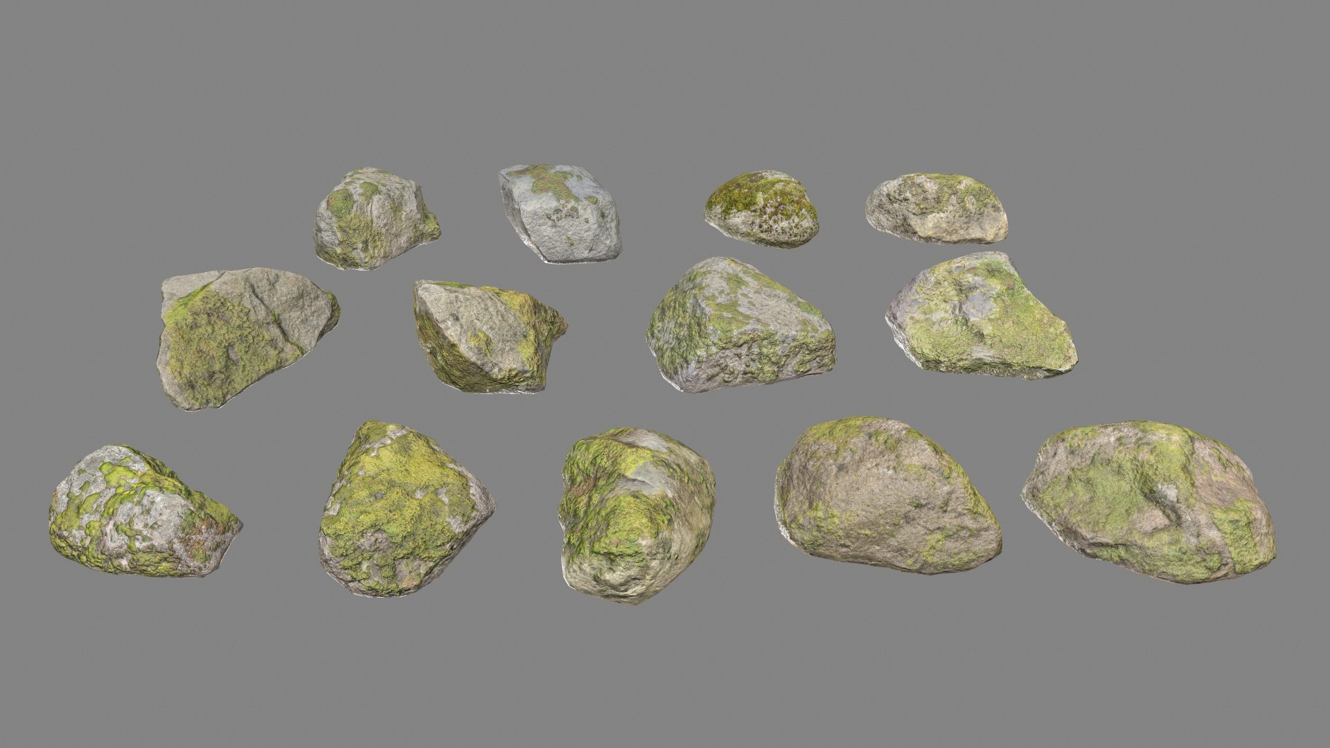 3D realistic pack large rocks model - TurboSquid 1476512