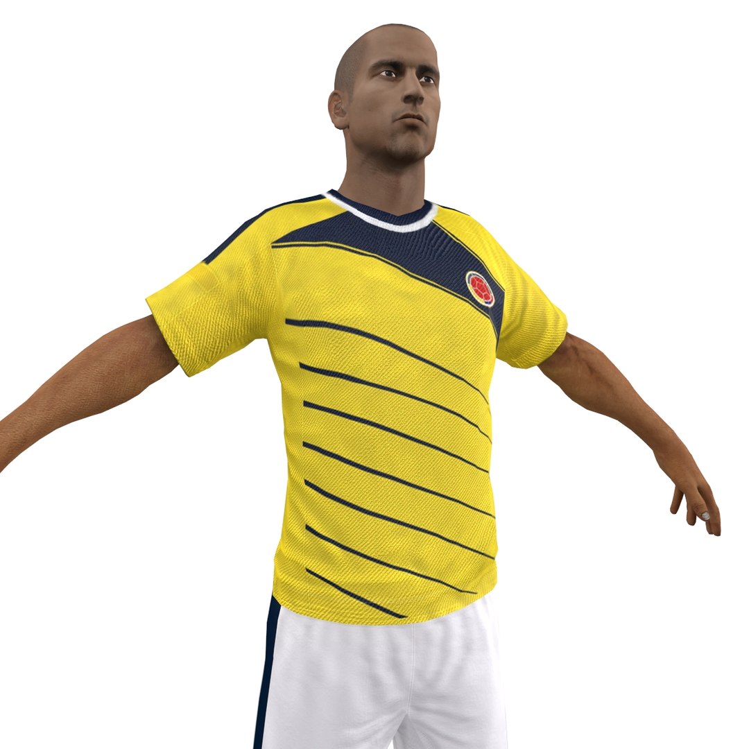 soccer player 3d max