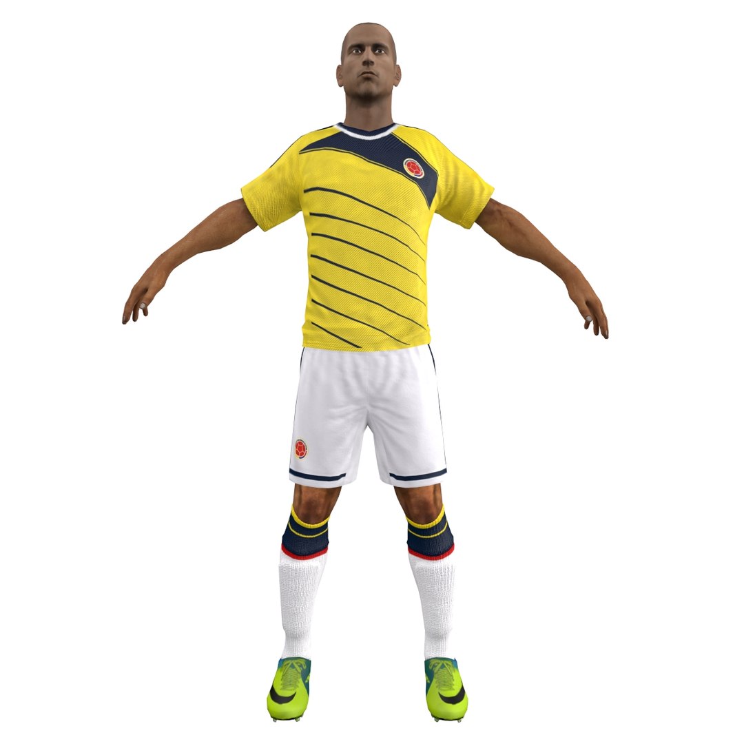 soccer player 3d max