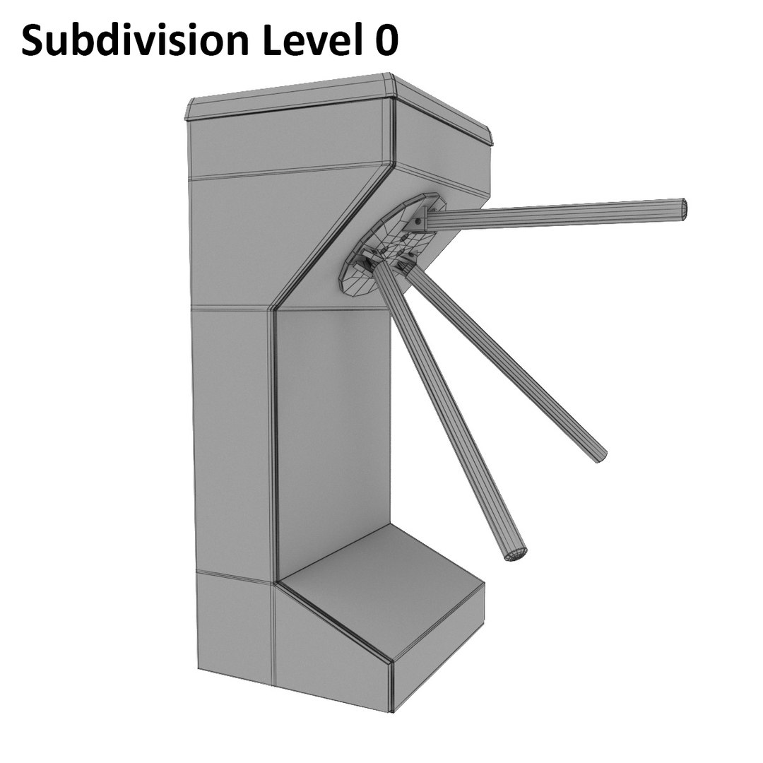 Turnstile Turn Stile 3d Model