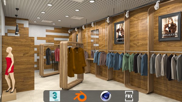 Clothing Store3Dモデル - TurboSquid 2025339