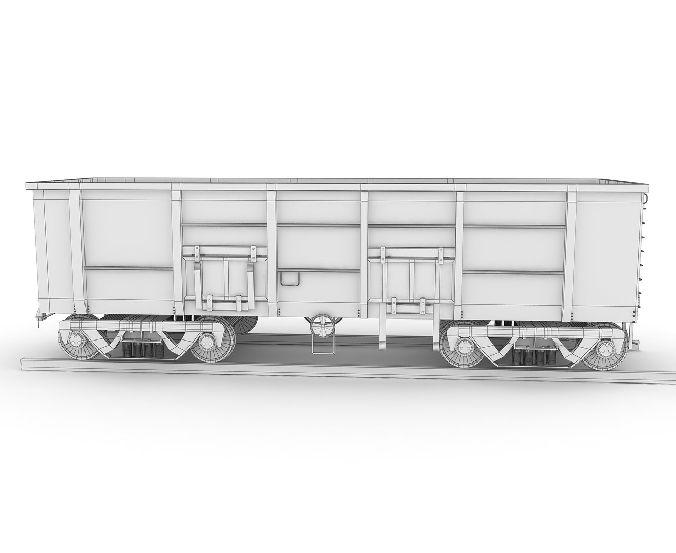 3D Rail Wagon - TurboSquid 1783564