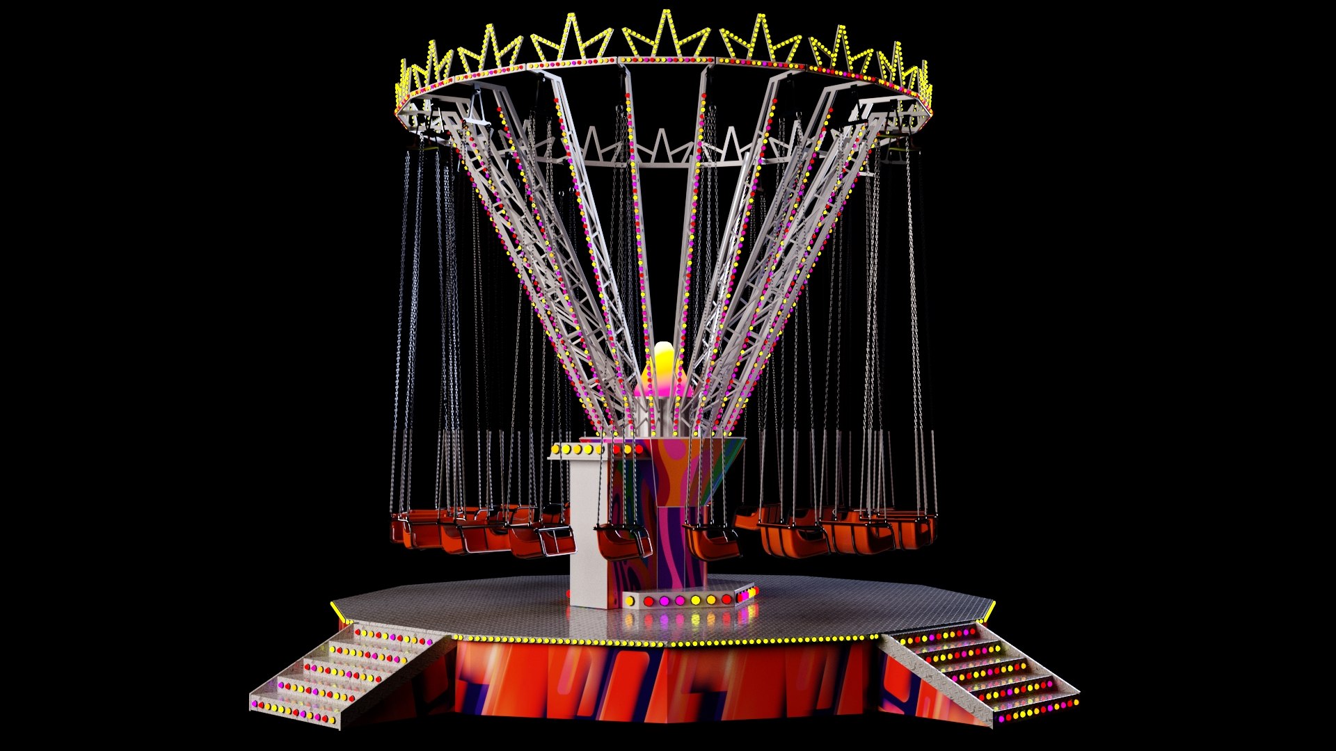 3D Carousel Model - TurboSquid 1796512