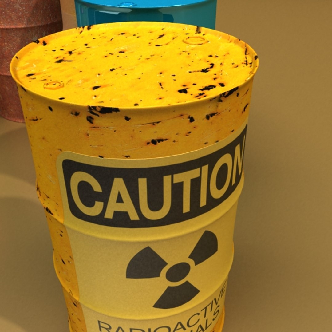 3d Radioactive Barrel Pallet Resolution
