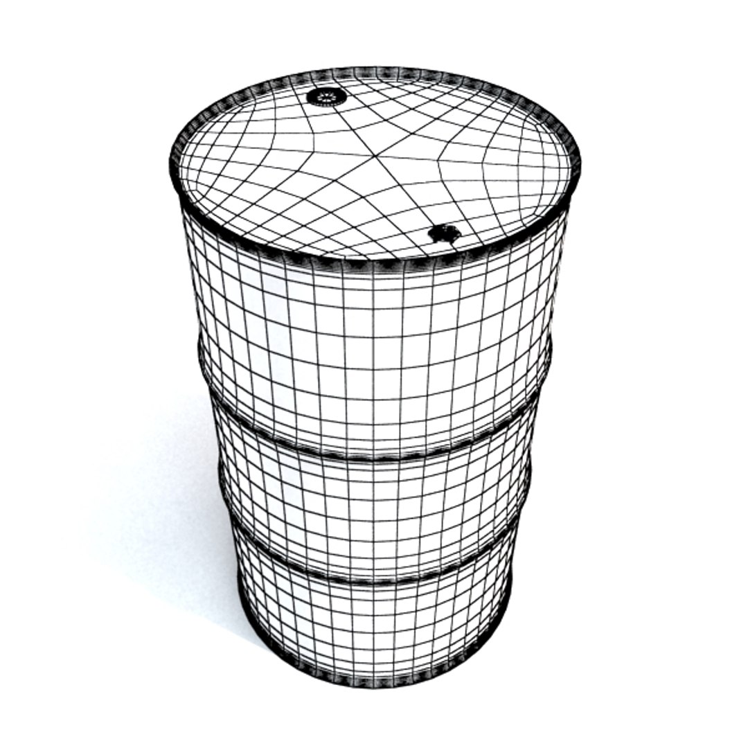 3d Radioactive Barrel Pallet Resolution