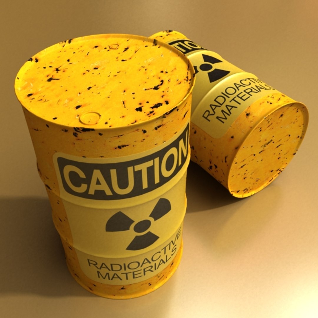 3d Radioactive Barrel Pallet Resolution