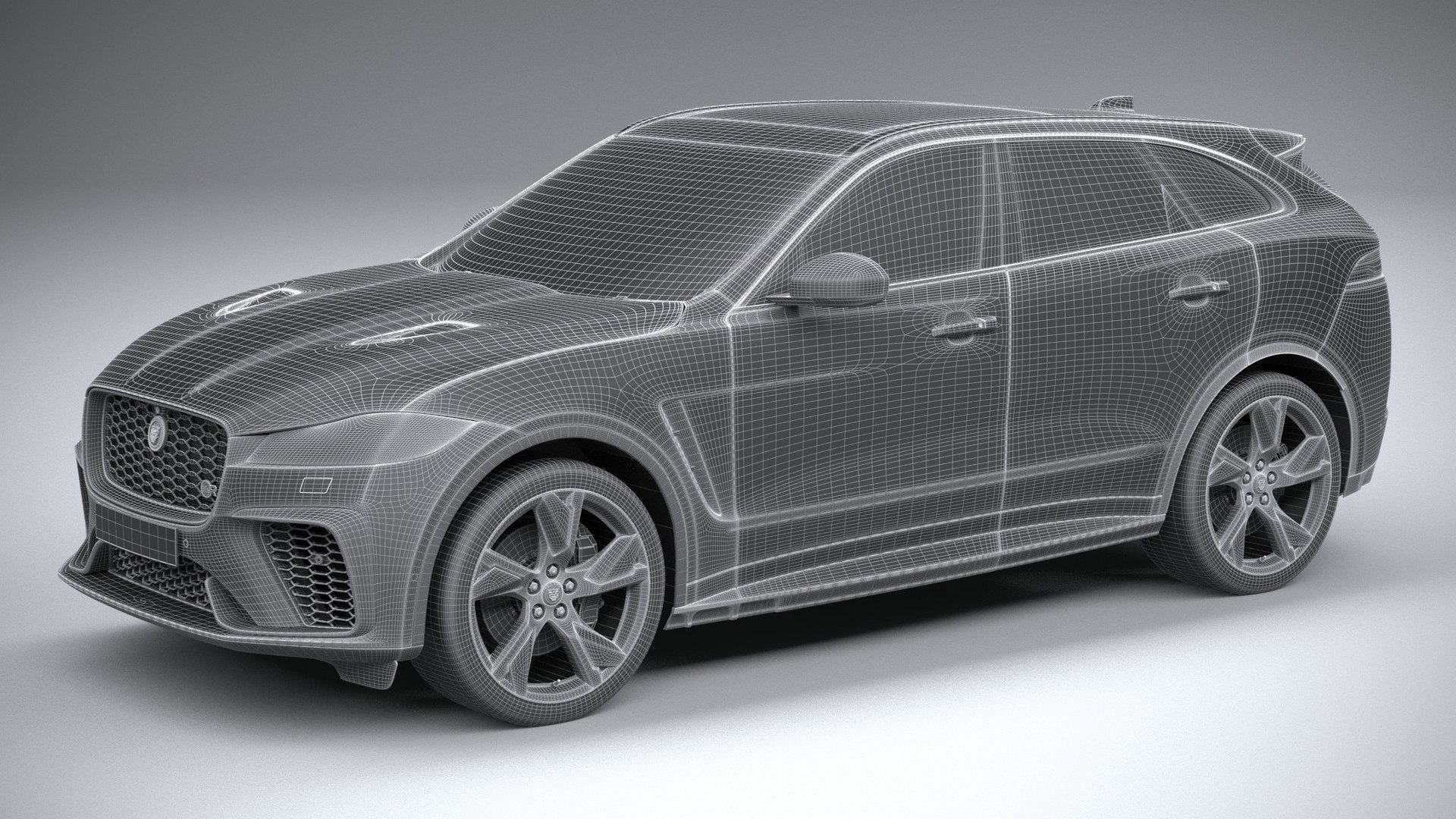 F-pace svr 2021 model - TurboSquid 1667669