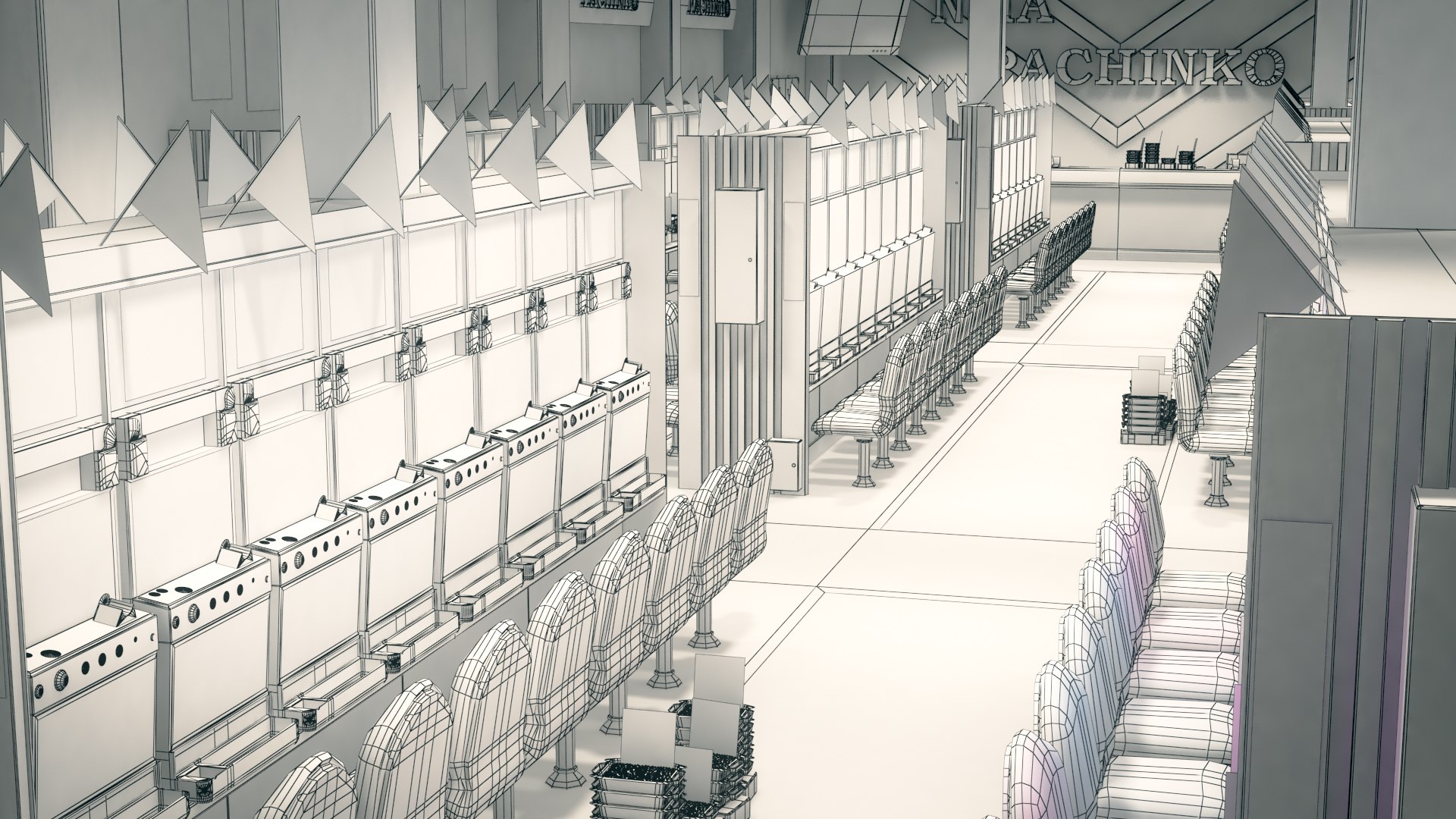 3D Pachinko Game Center Model - TurboSquid 2277591