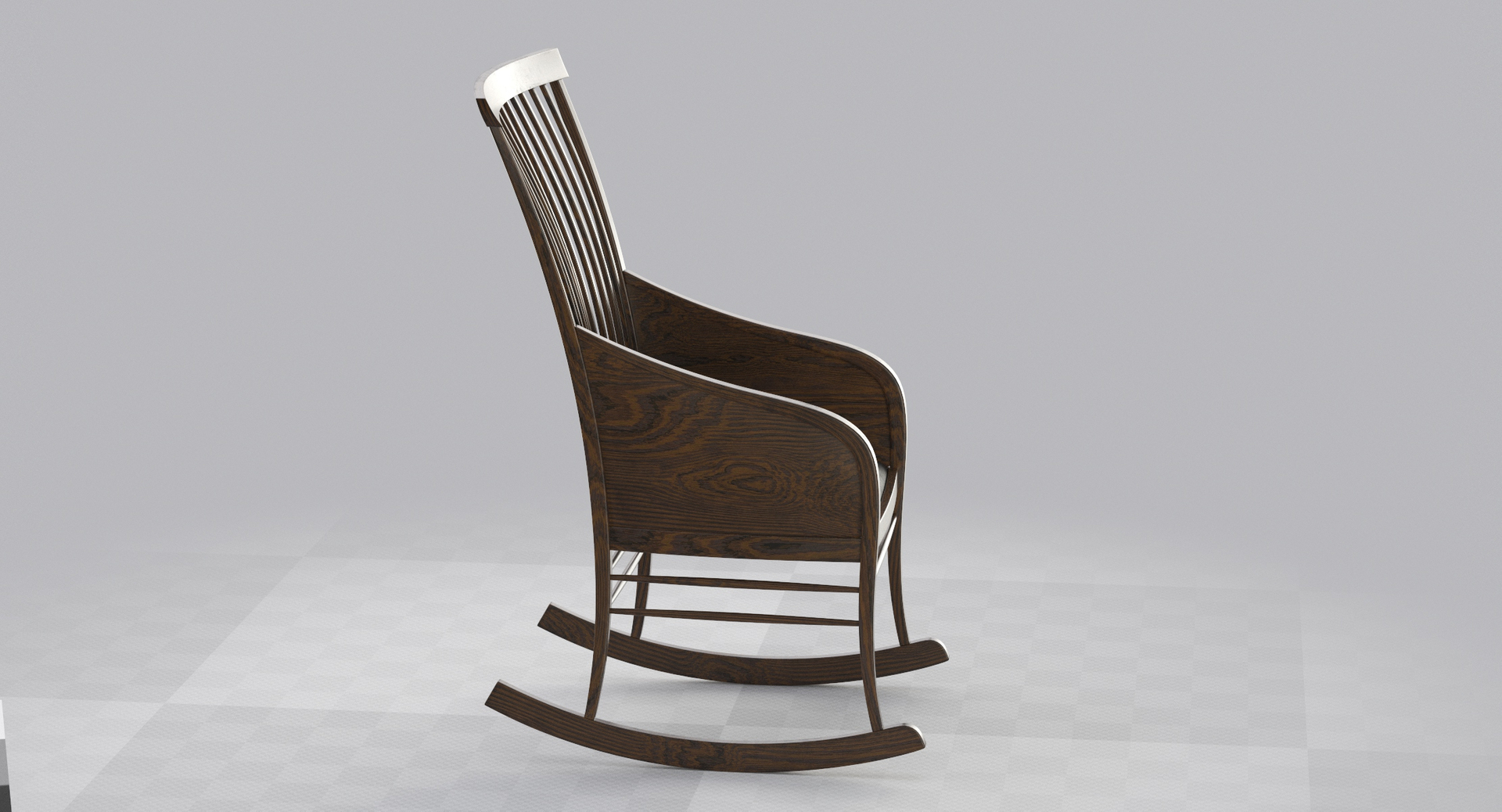 3D Rocking Chair Model - TurboSquid 1425169