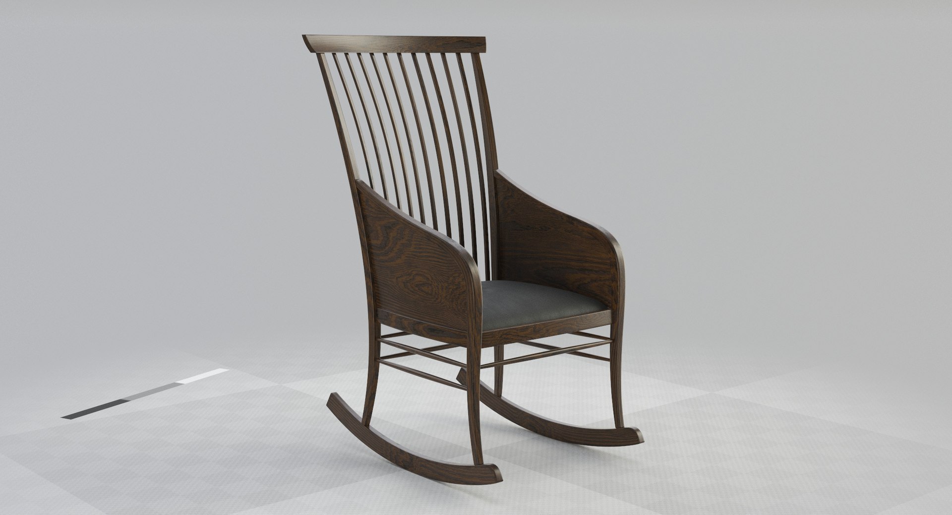 3D Rocking Chair Model - TurboSquid 1425169