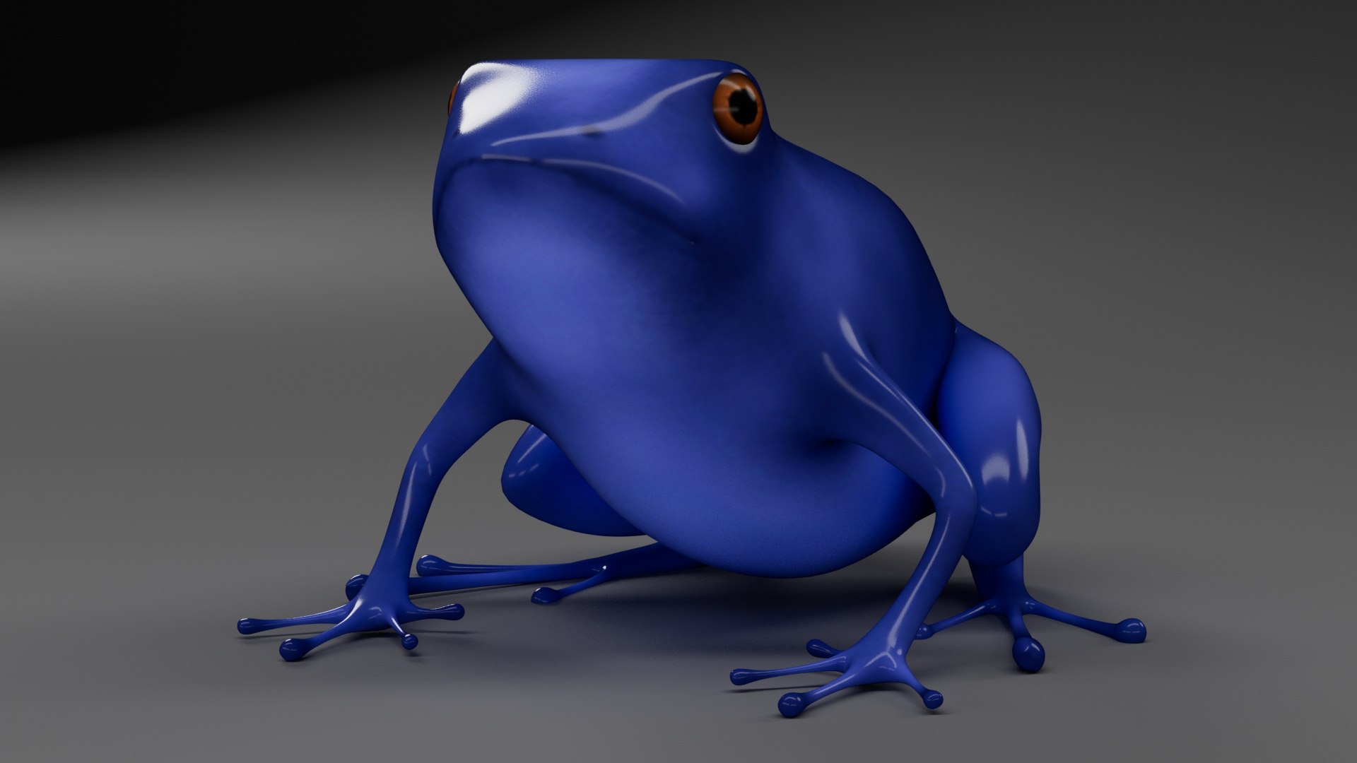 3D Blue Tree Frog 3D Model - TurboSquid 1941257