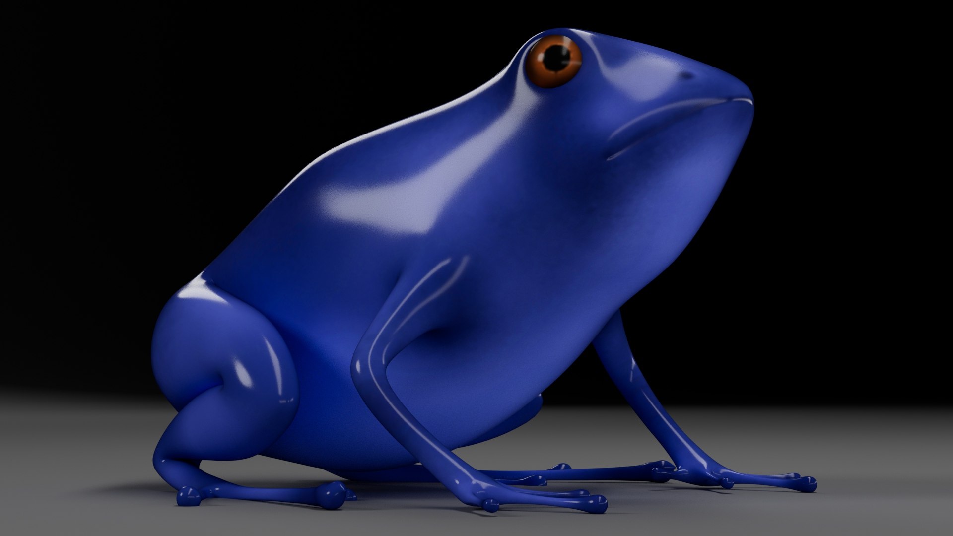 3D Blue Tree Frog 3D Model - TurboSquid 1941257