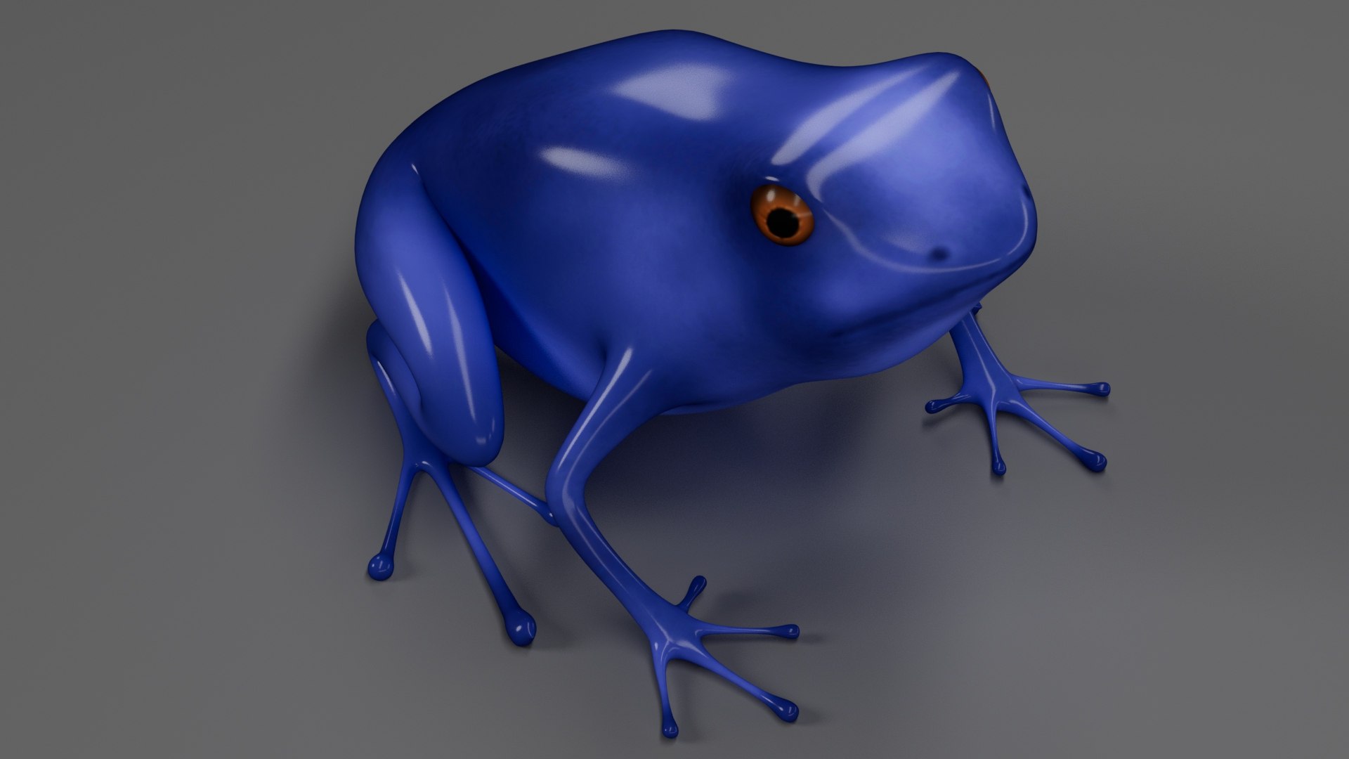 3D Blue Tree Frog 3D Model - TurboSquid 1941257