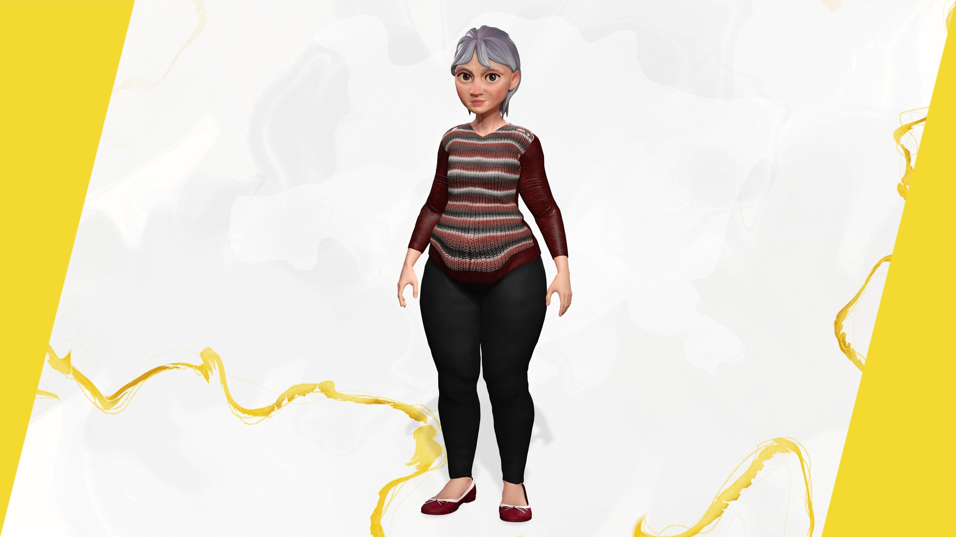 3D Model Animated Character In Winter Casual Outfit - TurboSquid 2278856