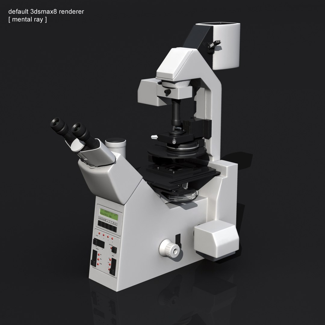 3d Model Dm Ire Microscope
