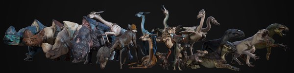 modelo 3d Paquete de fauna alienígena - TurboSquid 2381496