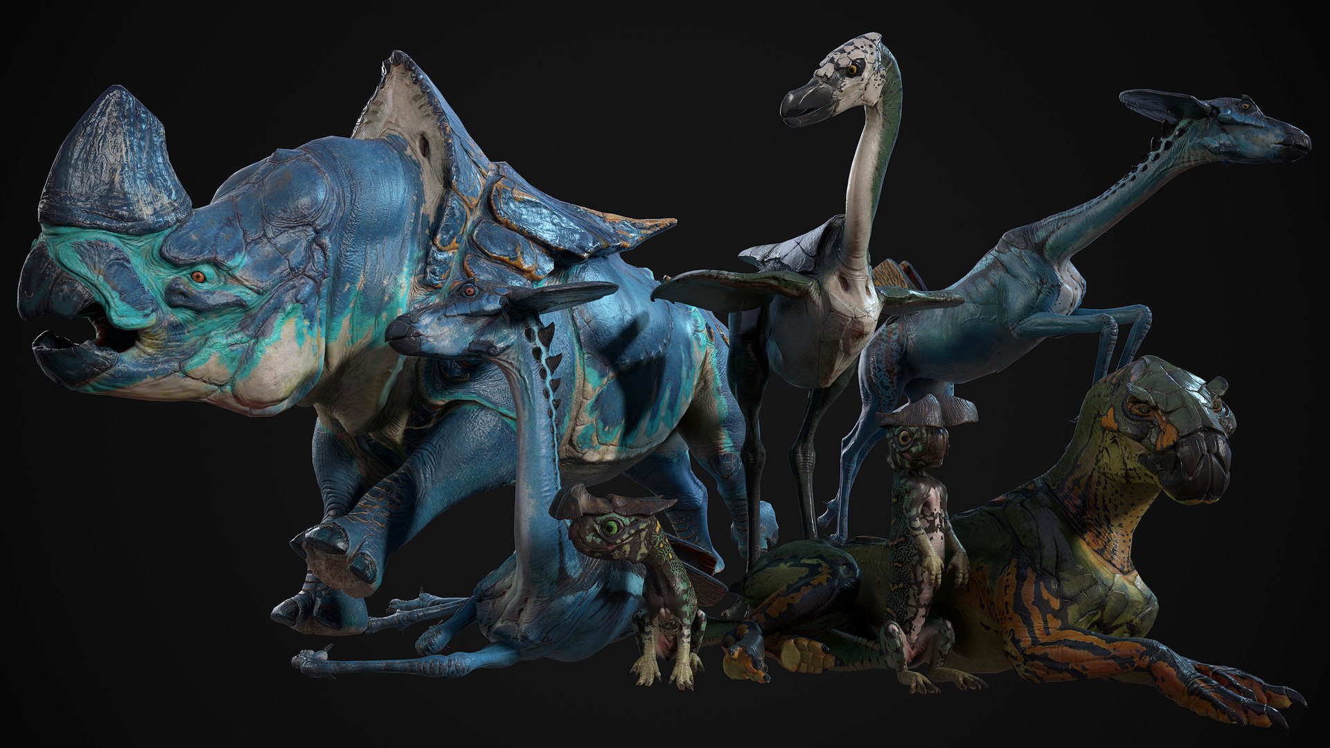 3D Alien Fauna Pack - TurboSquid 2381496