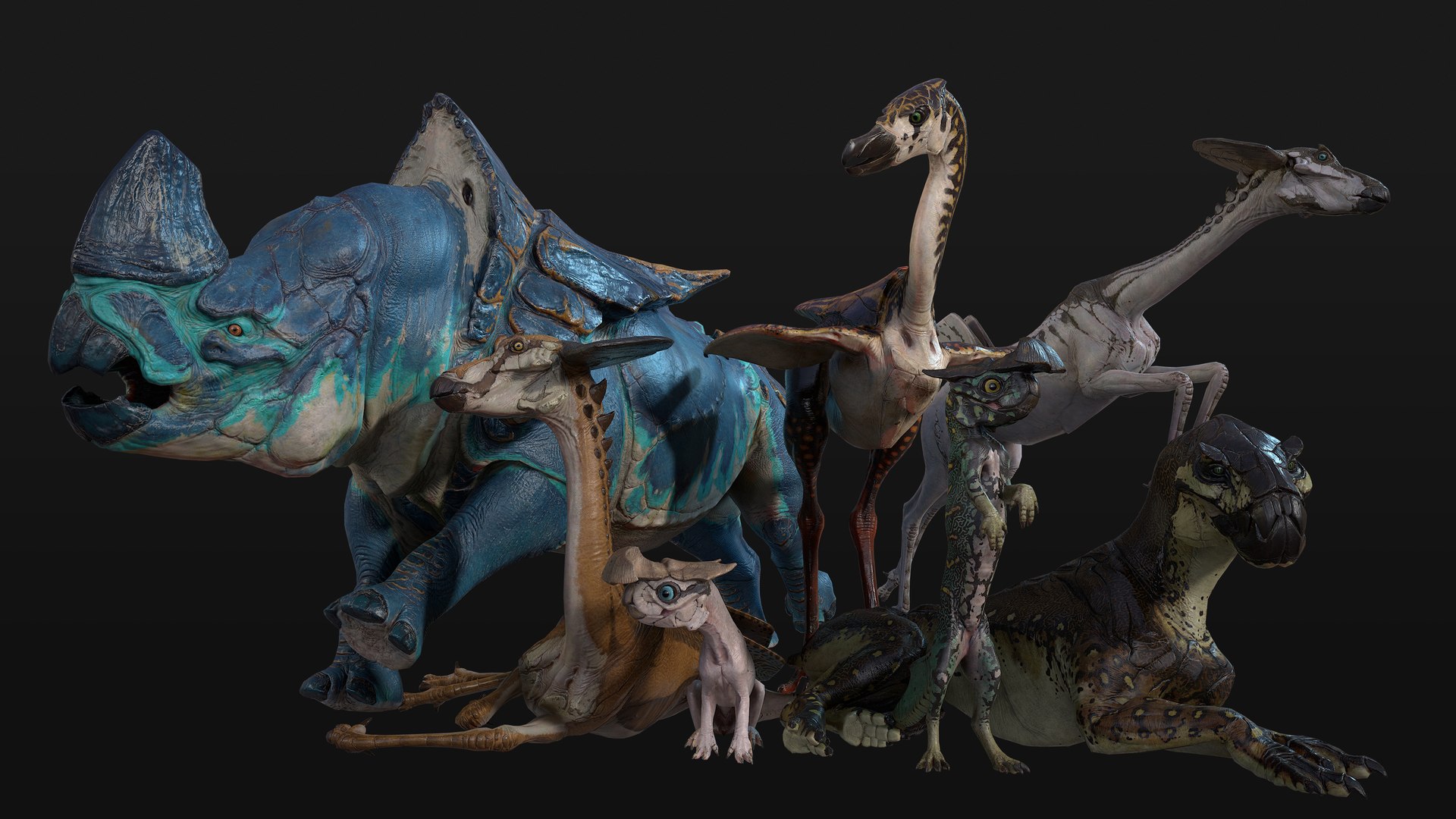 3D Alien Fauna Pack - TurboSquid 2381496