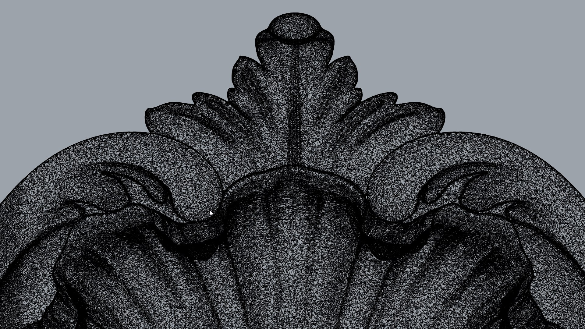 3D Cornice Carved Curtain Model - TurboSquid 2314817