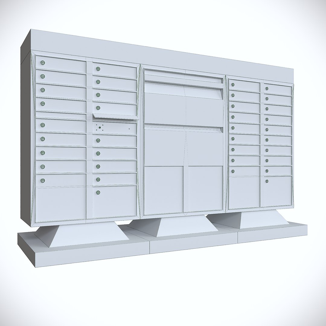 Post Mailbox Low-poly 3D Model Low-poly 3D Model 3D Model - TurboSquid ...