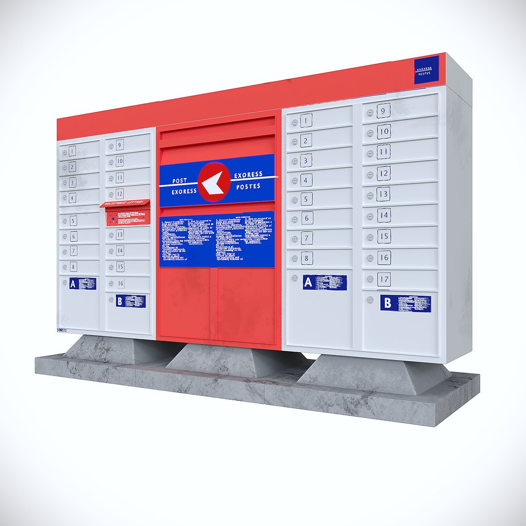 Post Mailbox Low-poly 3D Model Low-poly 3D Model 3D Model - TurboSquid ...