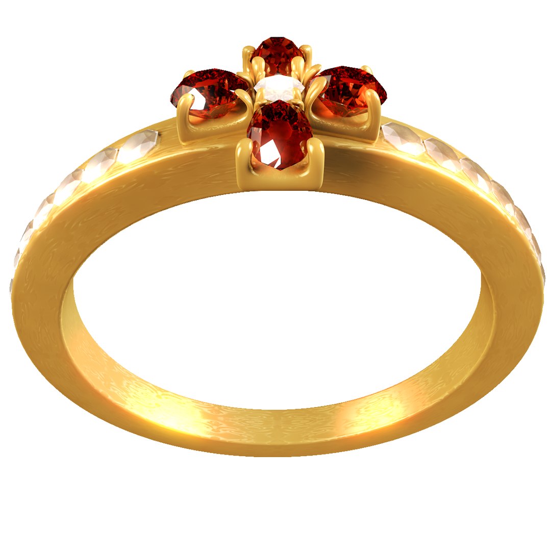 3D Diamonds Ring 3D Model By FINE VFX - TurboSquid 1870330